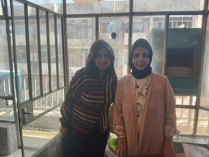 person in charge faten abboud abbas shatha hamid ghareeb